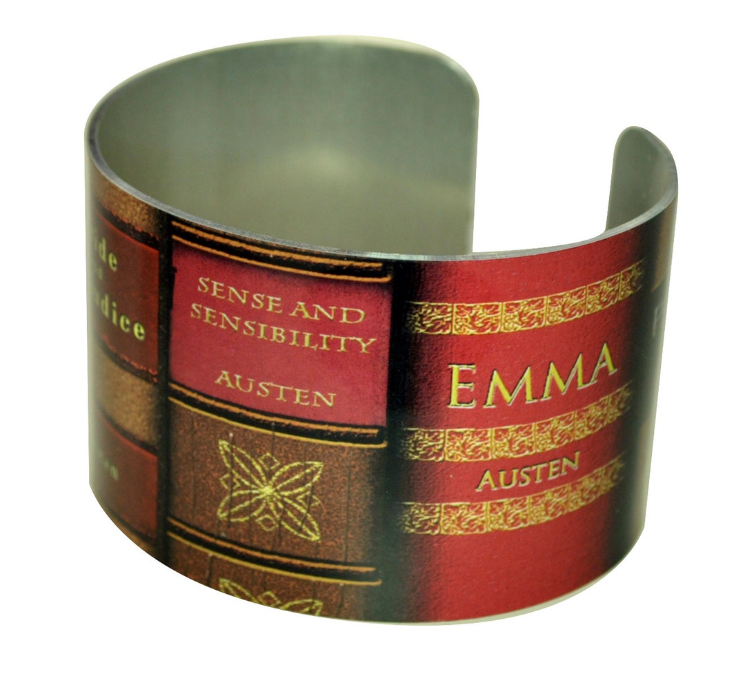Jane Austen Books Aluminum Cuff - Etsy