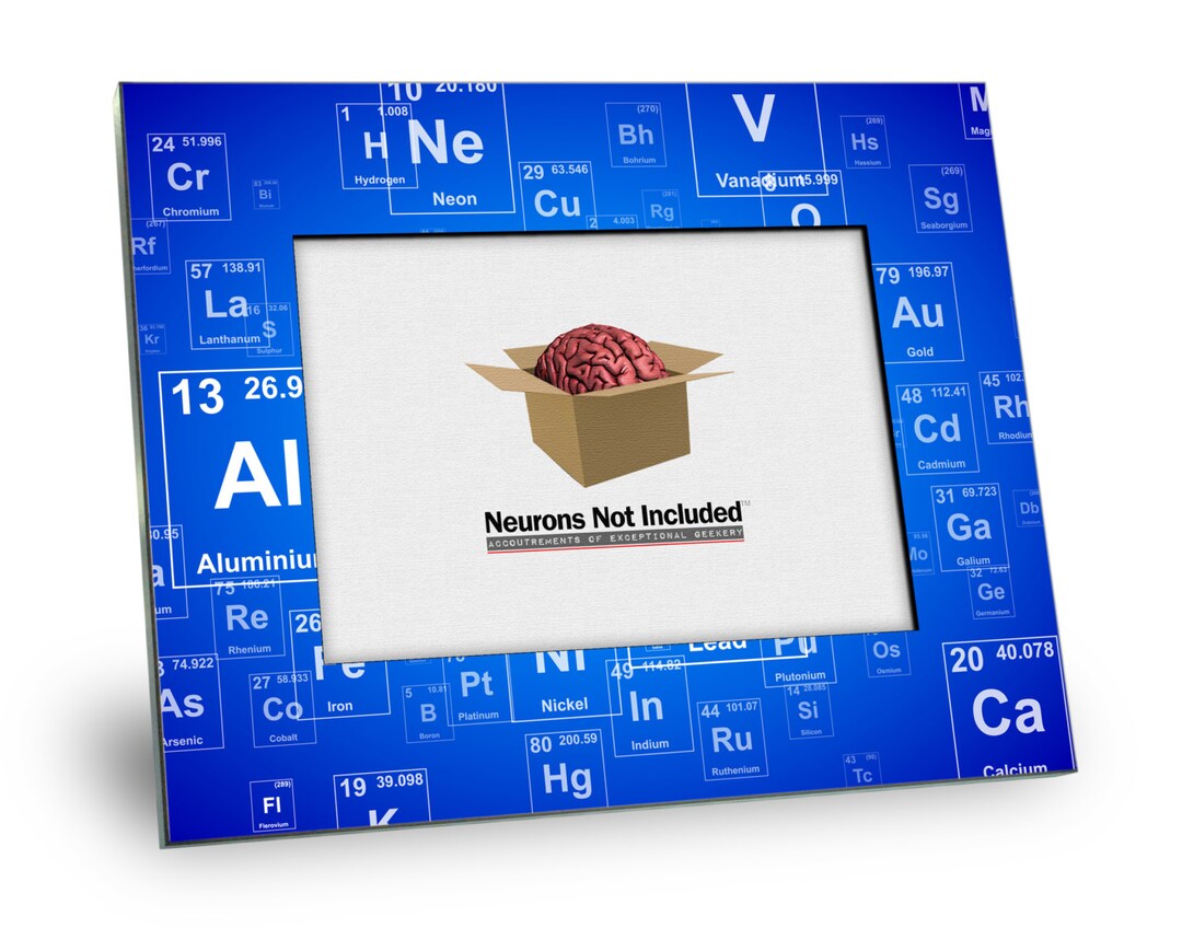 Periodic Table Science Chemistry Picture Frame - 8 X 10 Frame - Holds 5 ...