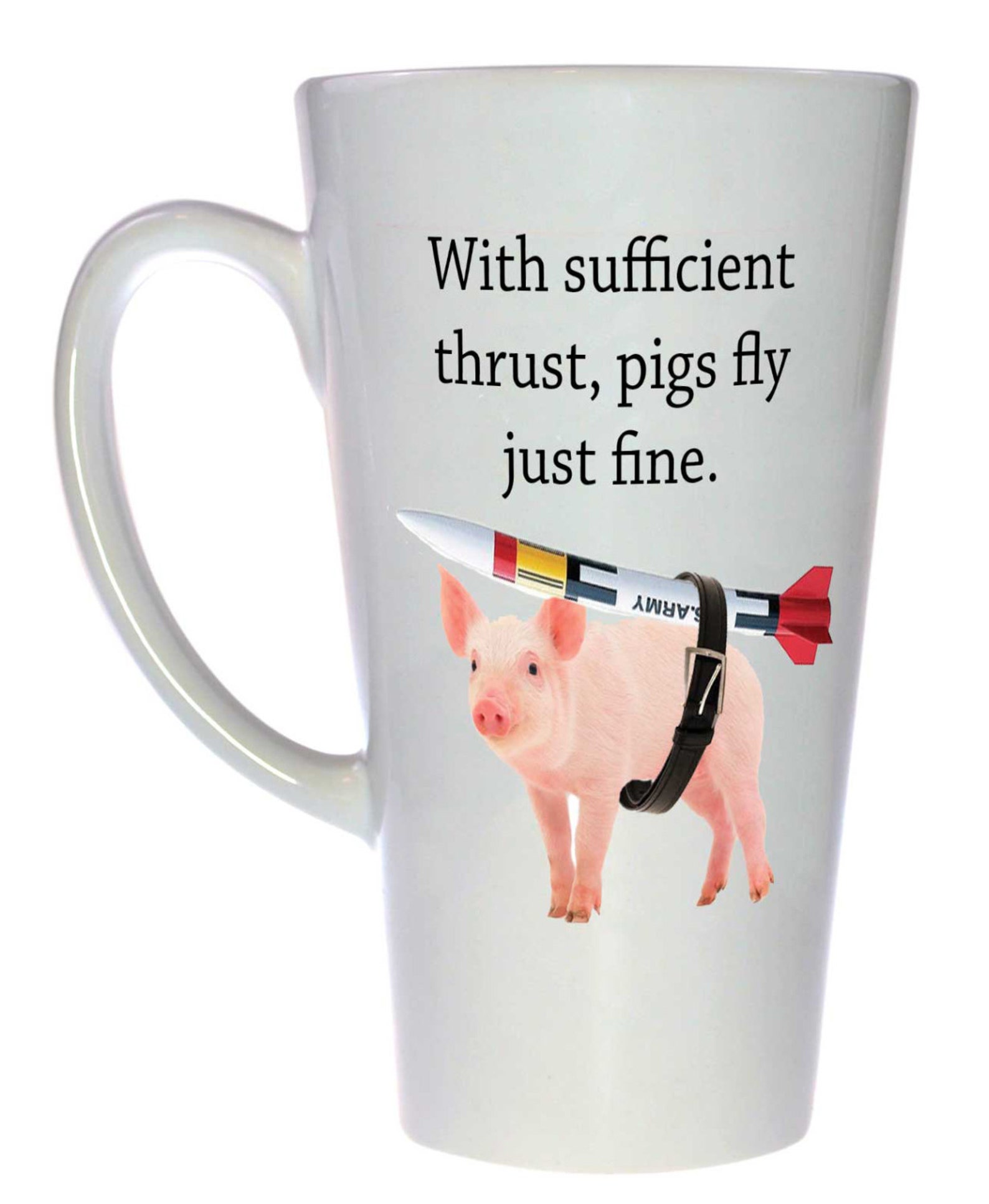 When Pigs Fly Funny Coffee or Tea Mug 17 Ounce Large Tall - Etsy