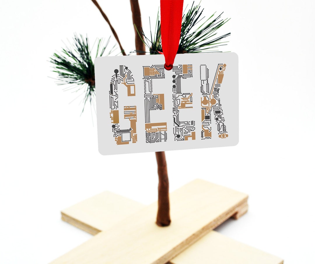 Geek Circuitry Funny Christmas Tree Ornament - Etsy