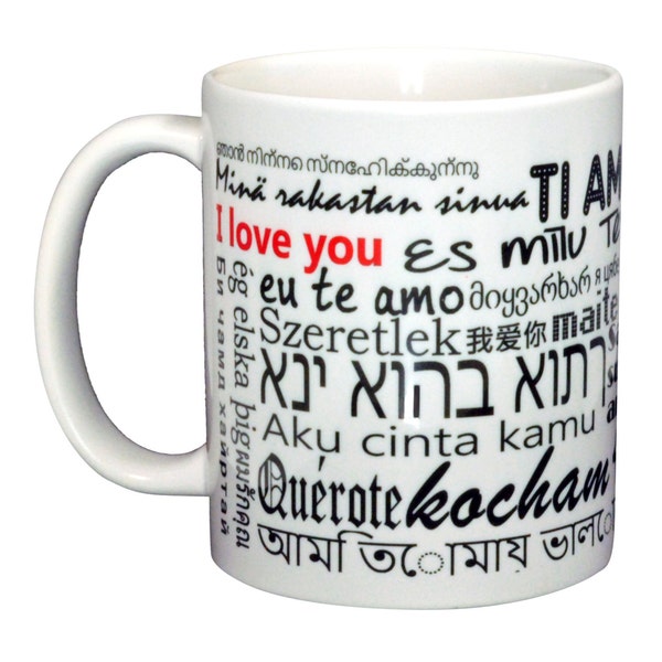 I Love You Mug - Etsy