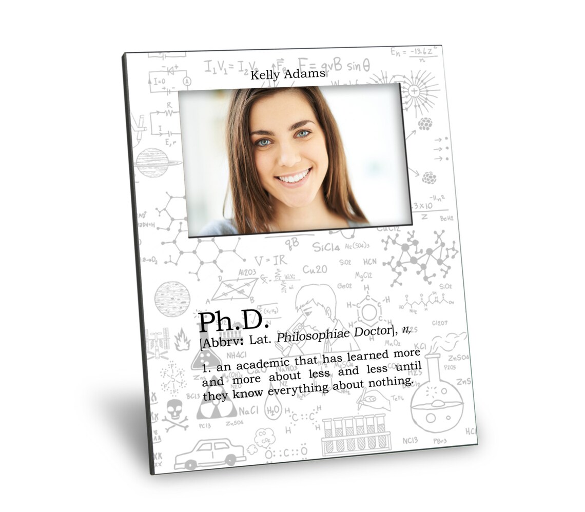 Graduation Picture Frame Ph.d. Definition Picture Frame - Etsy
