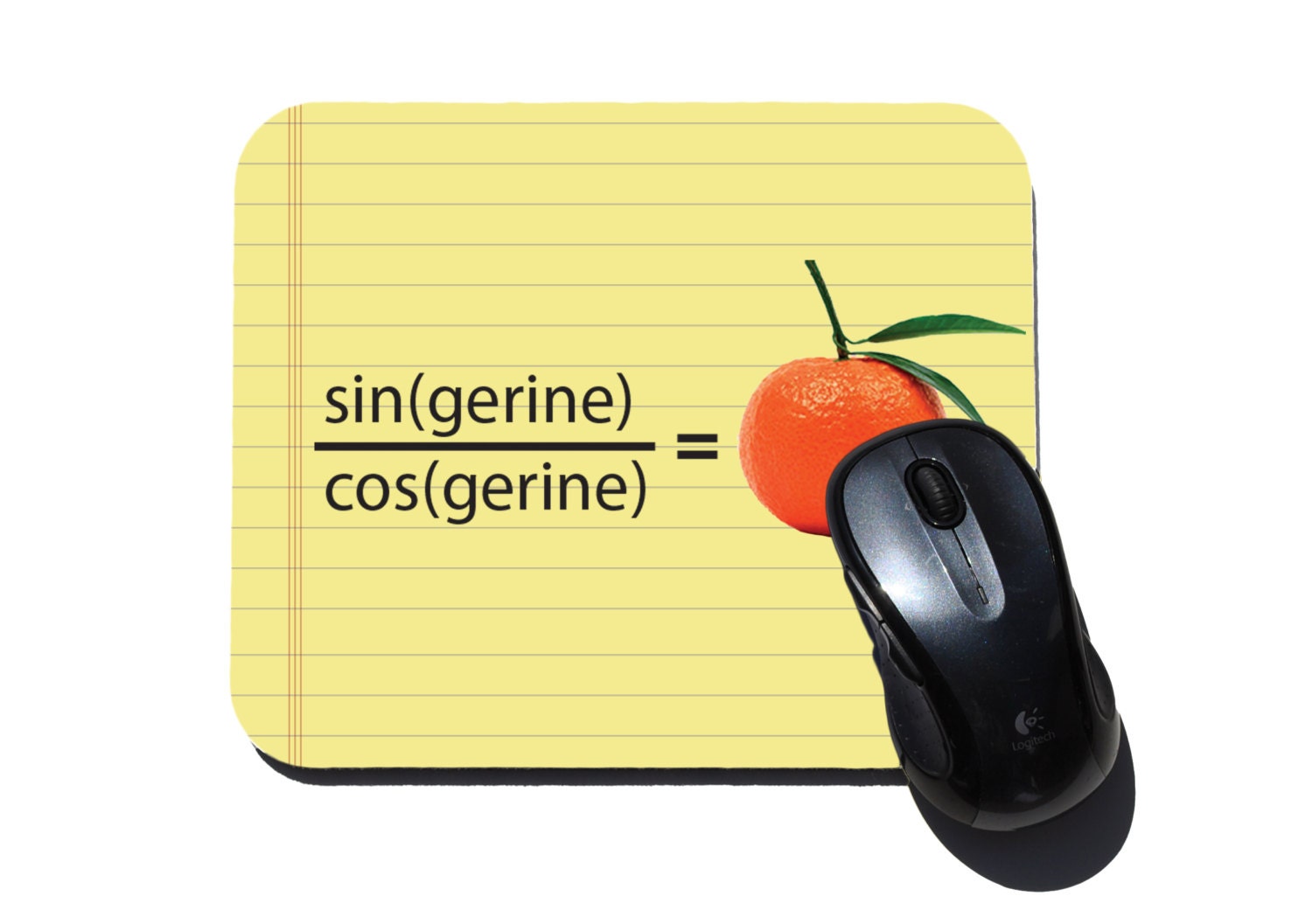 Algebra Tangerine Neoprene Mouse Pad - Etsy