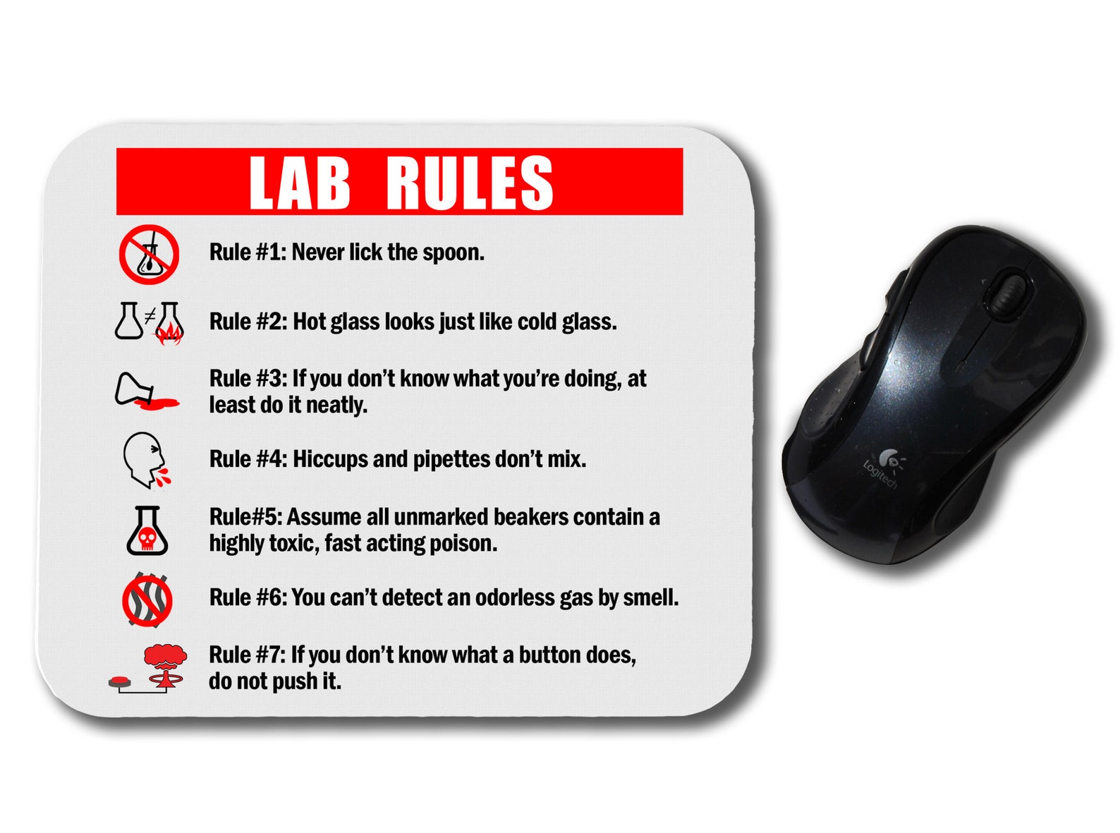 Lab Rules Funny Geek Computer Science Mouse Pad - Etsy