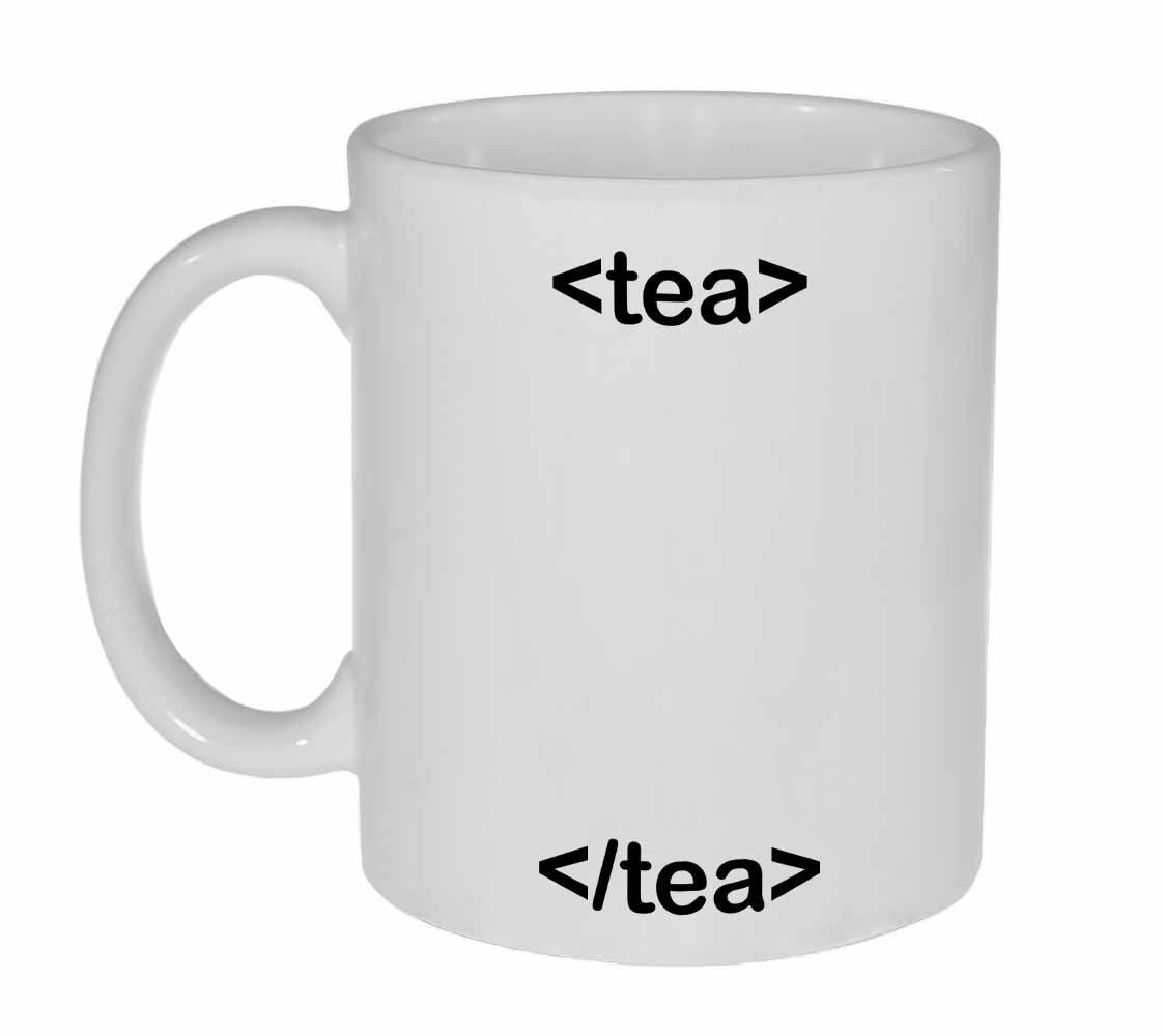 HTML Code Tea Mug - Funny White Ceramic Coffee or Tea Mug - Etsy