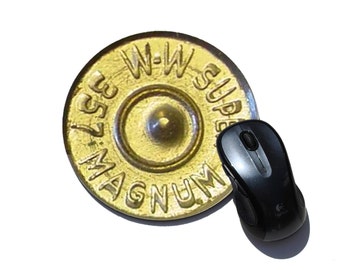 Shotgun Shell Casing Neoprene Round Mouse Pad | Etsy