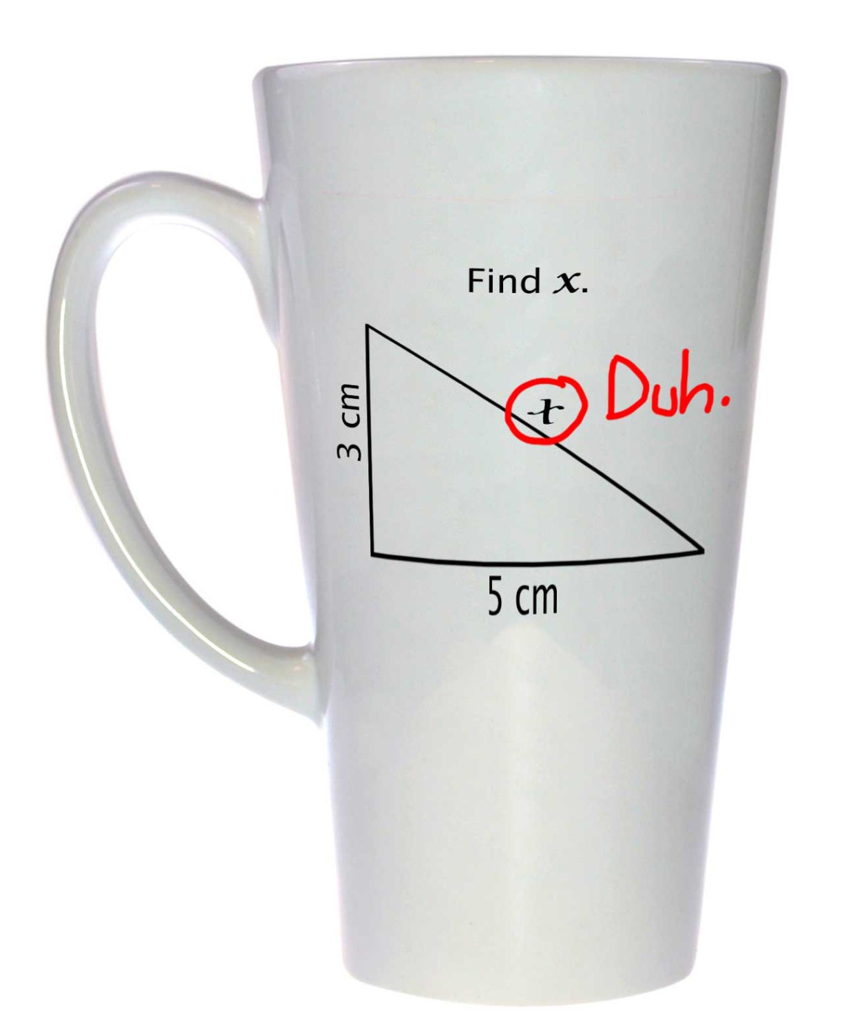 Find X Mug Funny Math Coffee or Tea Mug Tall Large Big 17 - Etsy
