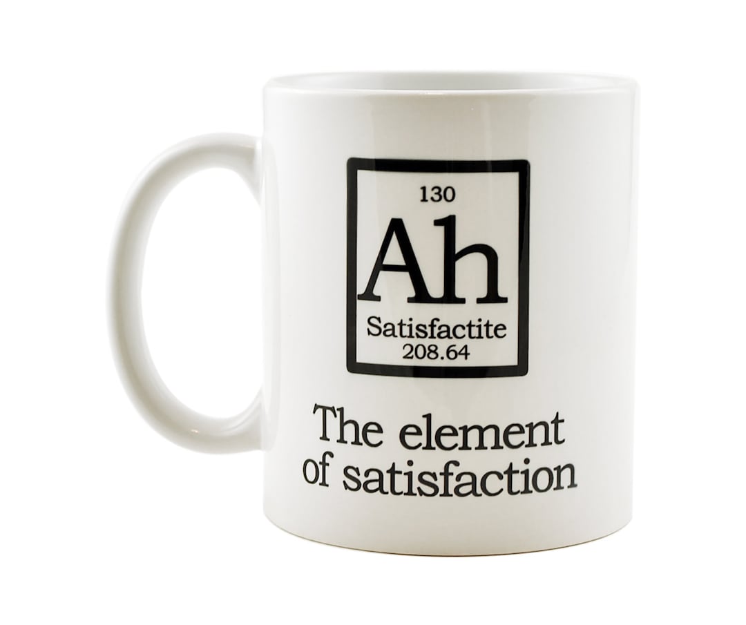 Ah Periodic Table Mug - the Element of Surprise Funny Coffee or Tea Mug ...