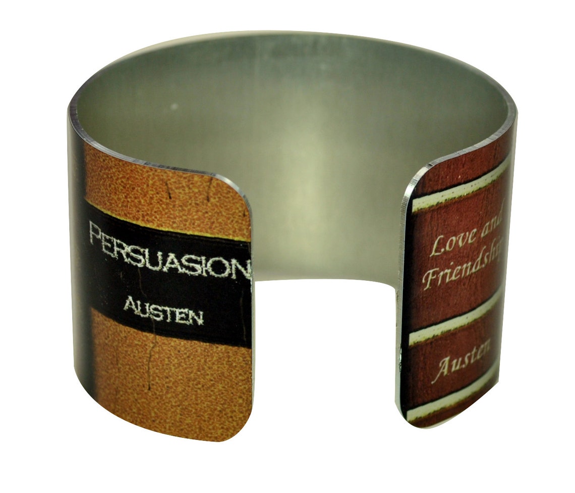 Jane Austen Books Aluminum Cuff - Etsy