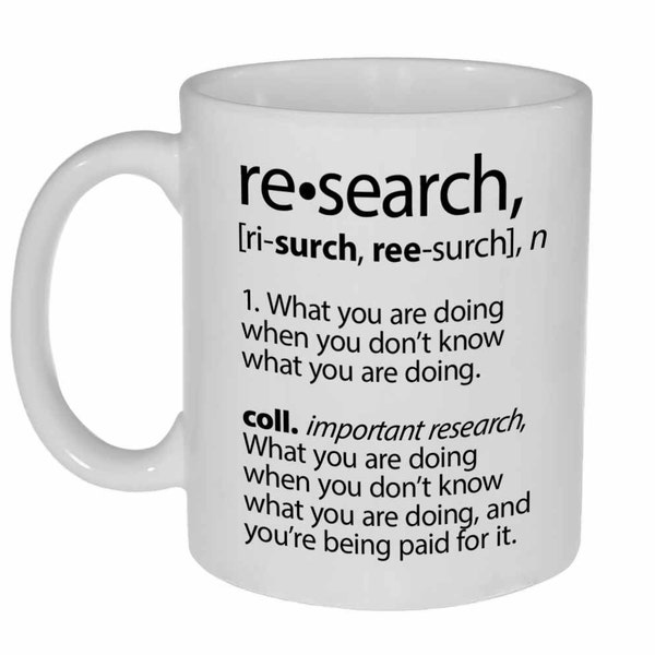Research Mug - Etsy