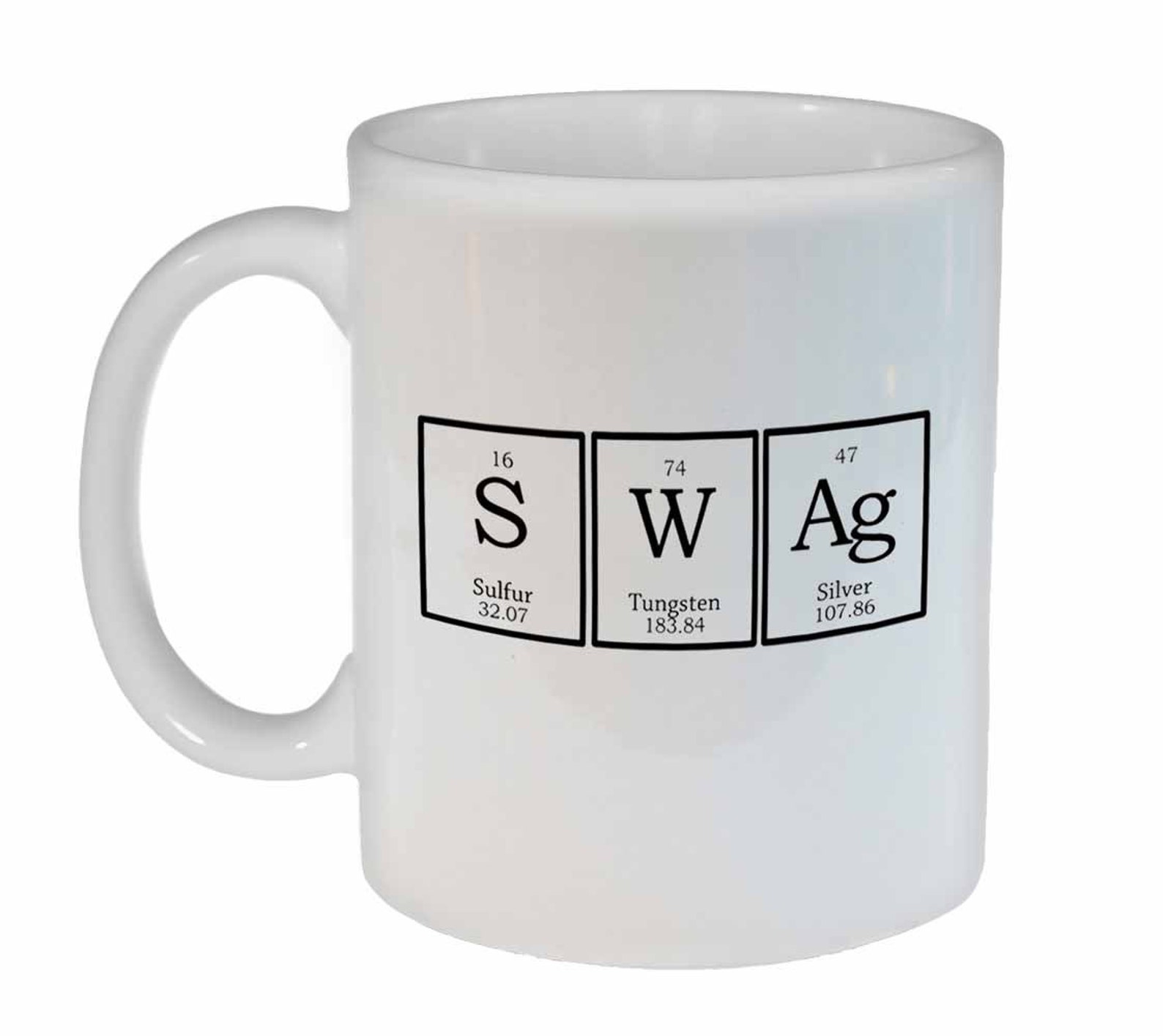 Swag Mug Periodic Table of Elements Funny White Ceramic | Etsy