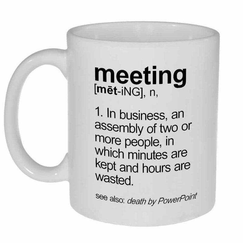Meeting Mug - Etsy