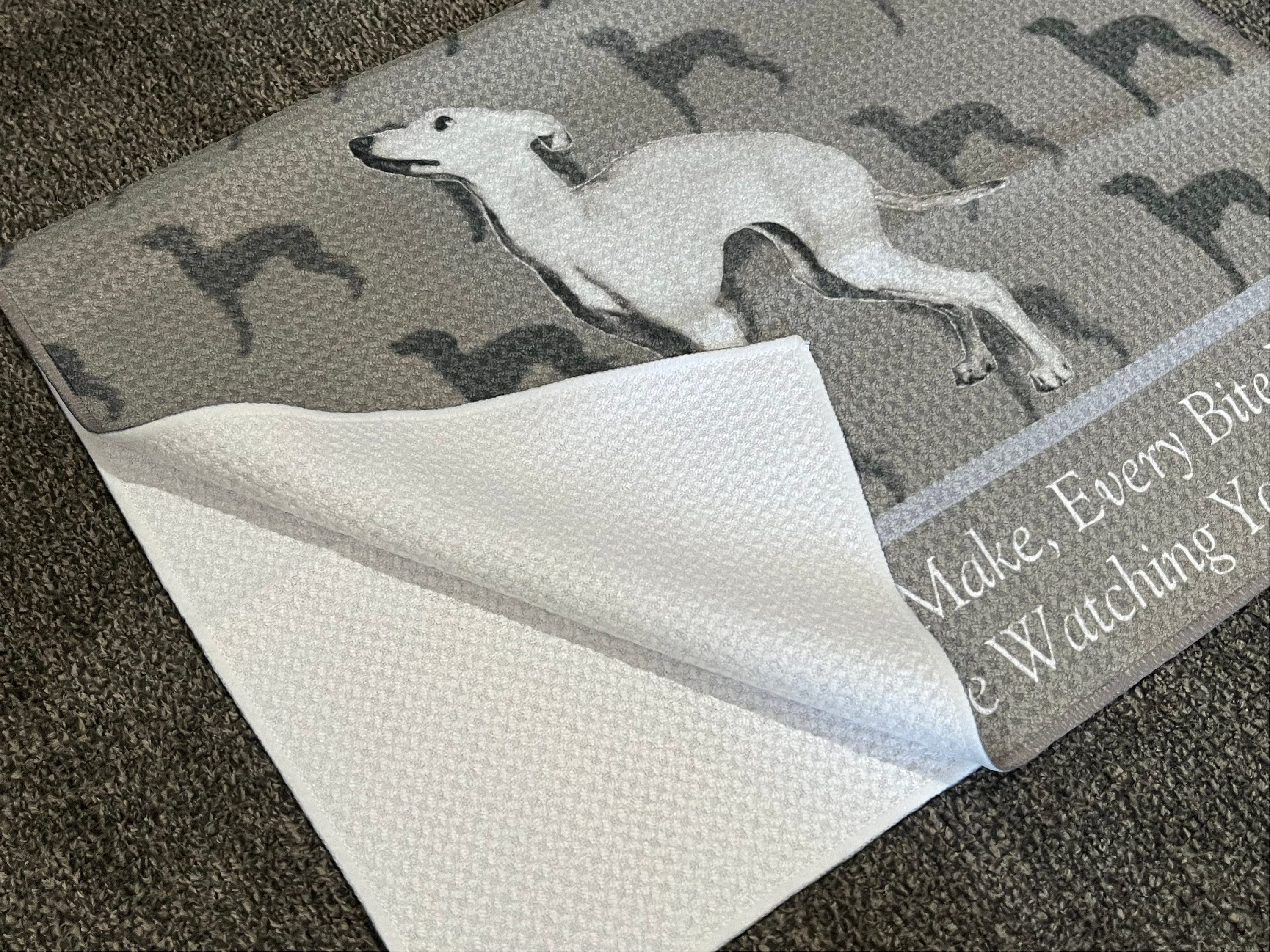 Italian Greyhound Dish Towel, Kitchen Towel. Iggy Love Kitchen Towel ...