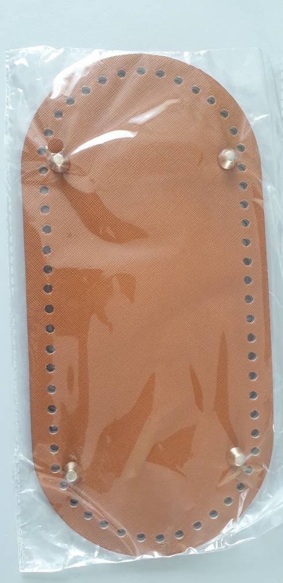 Bag Base Oval Bottom for Knitting Bag PU Leather Bag Handmade | Etsy