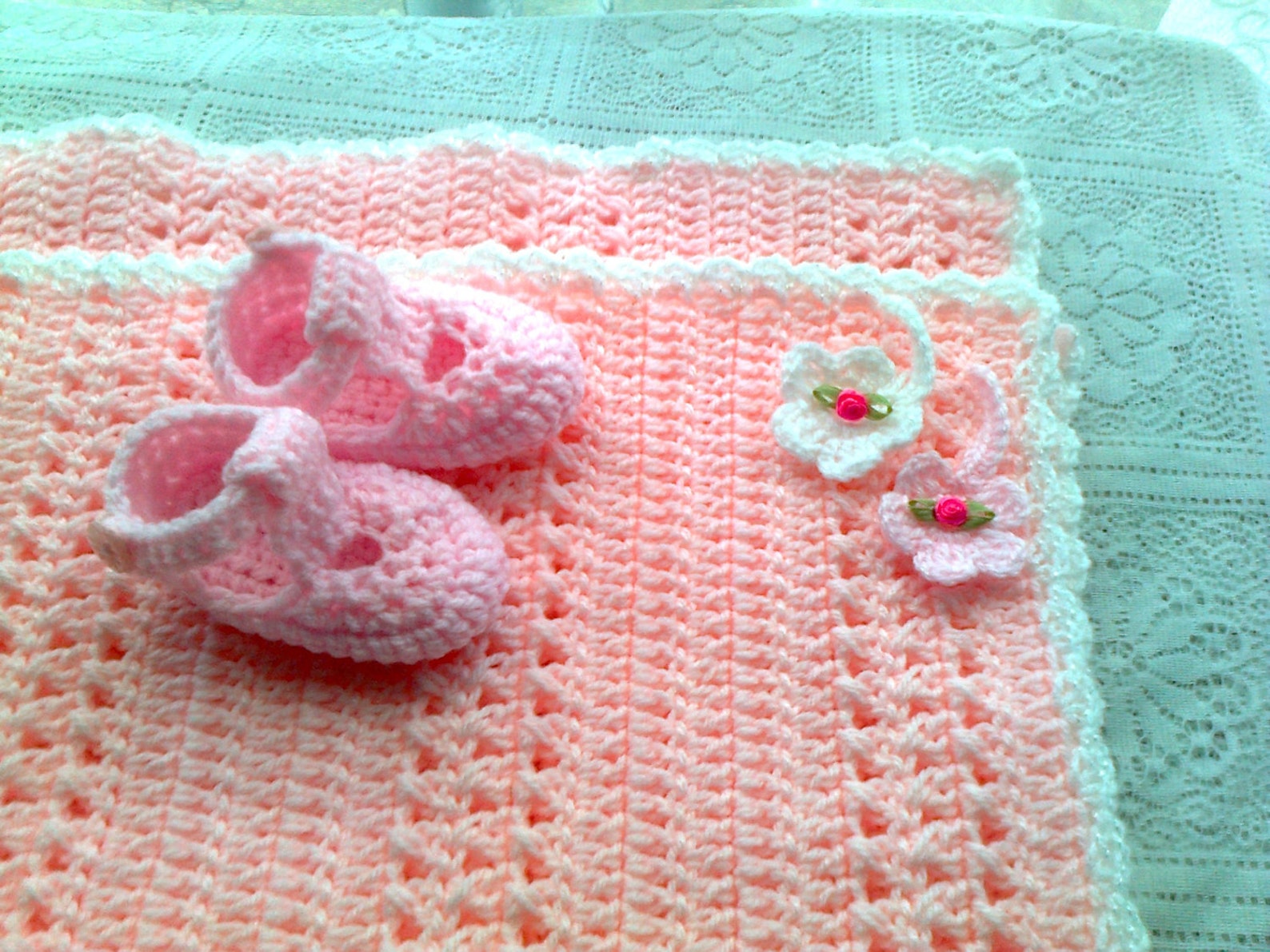 PDF; Crochet Baby Pram Blanket Pattern 32''x26'' - Etsy