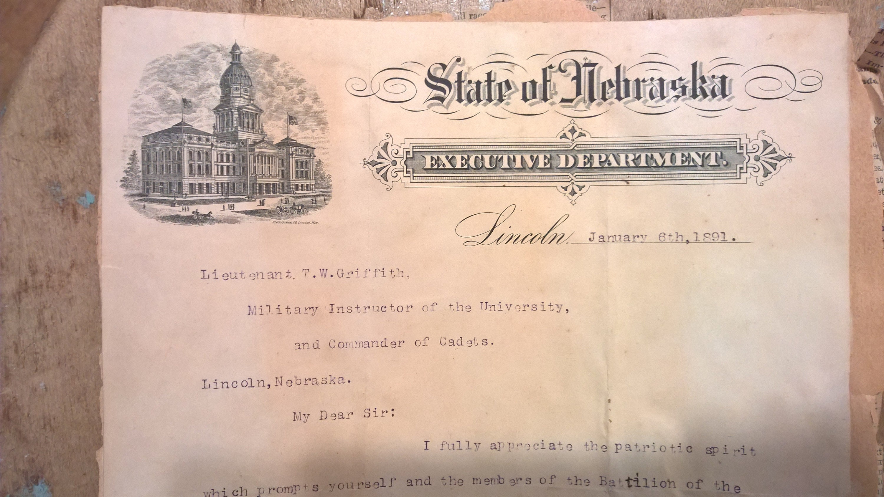 1891 Signed Historical Letter by Former Civil War General John Mayer - Etsy