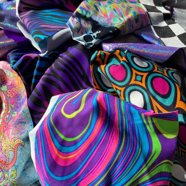 Trippy Fabric - Etsy