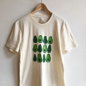 Avocado T-shirt, Food Shirt, Screen Printed T Shirt, Vegetable Shirt ...