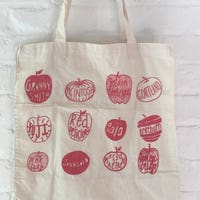 Apple Tote Bag | Granny Square Bag | Crochet Apple Keychain | Bag ...