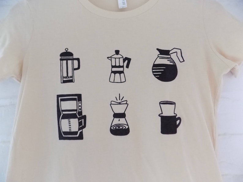 Coffee T-shirt, Coffee Gift, Coffee Screen Printed T Shirt, Soft Style ...
