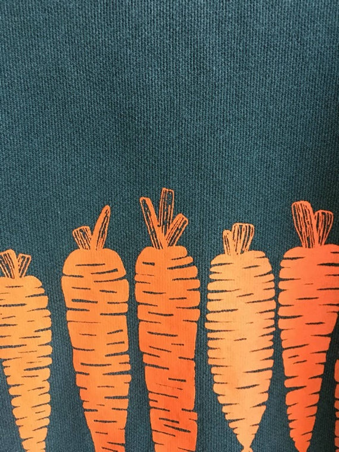 Carrot Sweatshirt Garden Sweatshirt Screenprinted | Etsy
