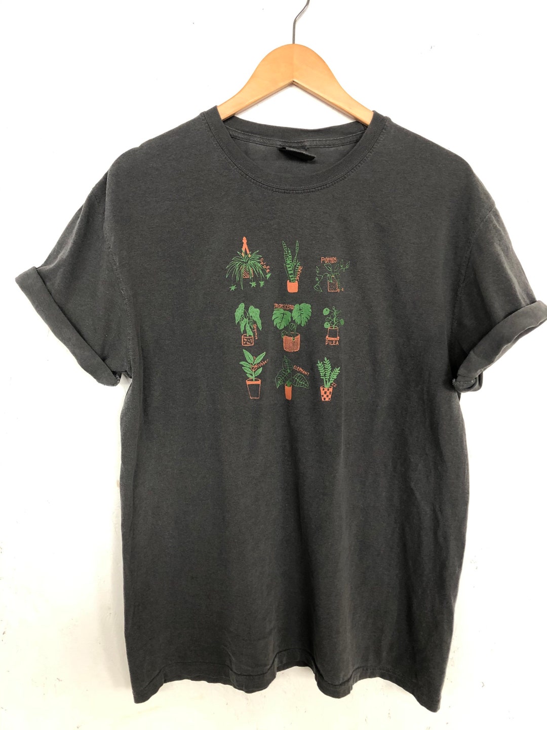 Plant T-shirt, Plant Lady Screen Printed T Shirt, Plant Lover Gift ...
