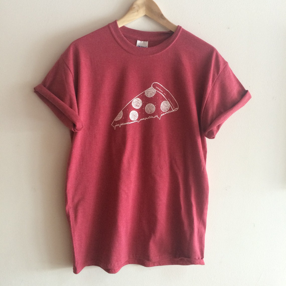 Pizza T Shirt, Food Shirt, Screen Printed Shirt, Foodie Gift, Clothing ...