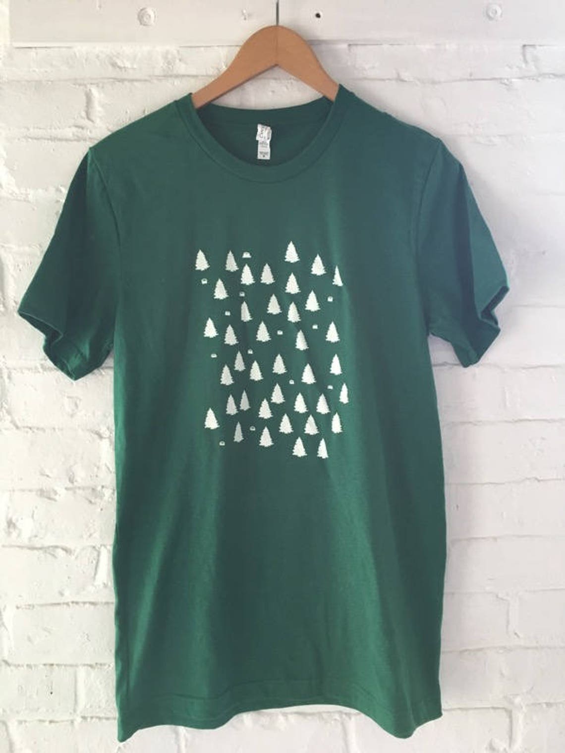Forest T-shirt, Camping Shirt, Screen Print Shirt, Soft Style Tee - Etsy