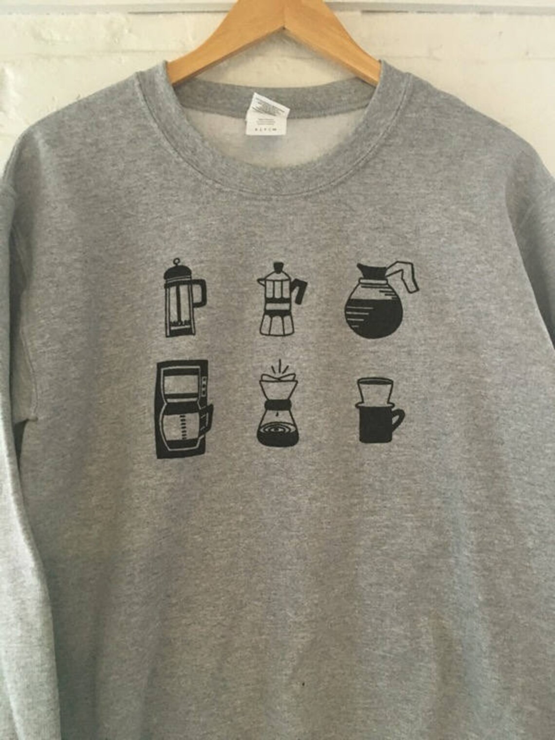 Coffee Sweatshirt Clothing Gift Foodie Gift Coffee Gift - Etsy