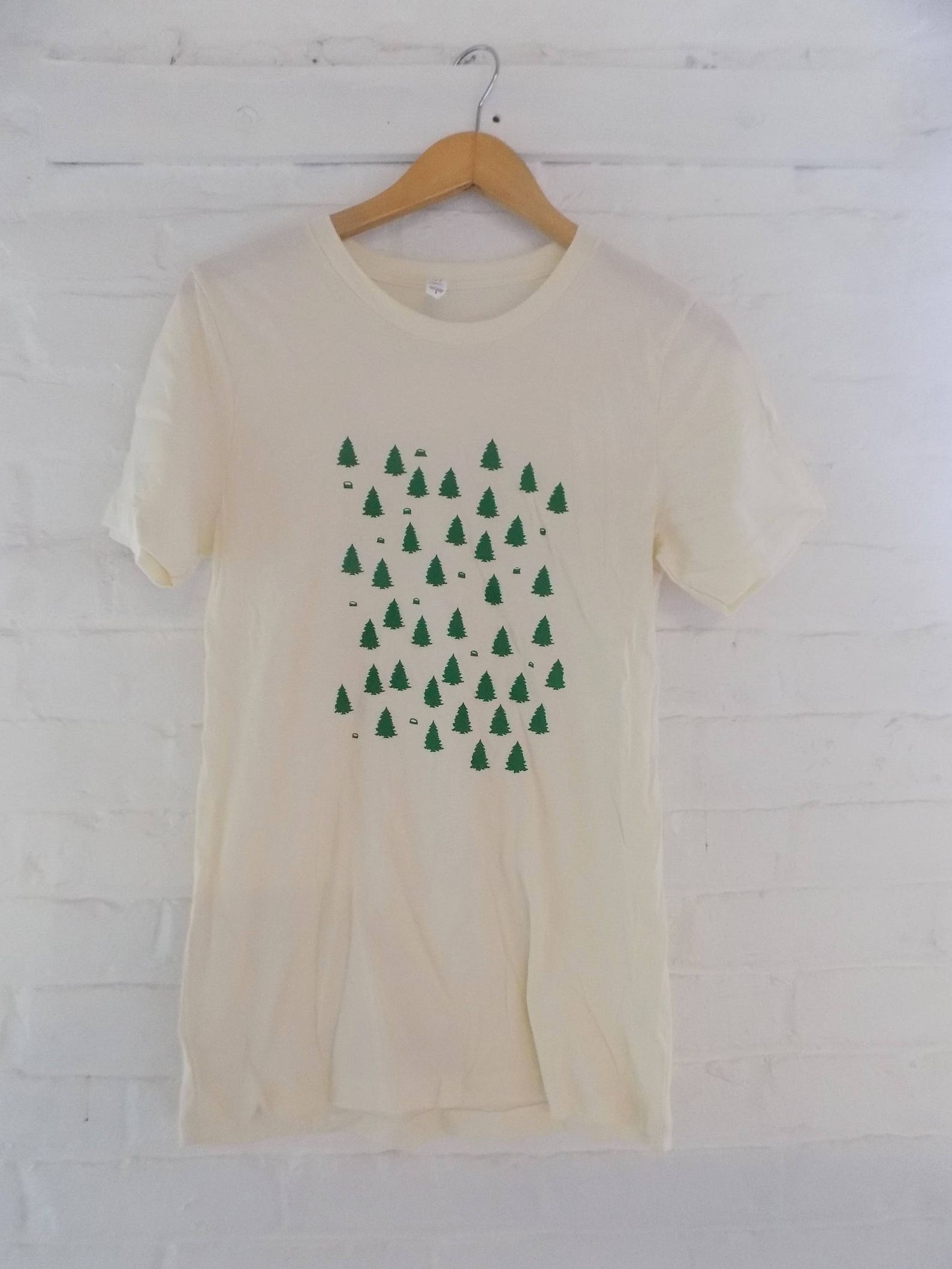 Forest T-shirt, Camping Shirt, Clothing Gift, Screen Print Shirt, Soft ...