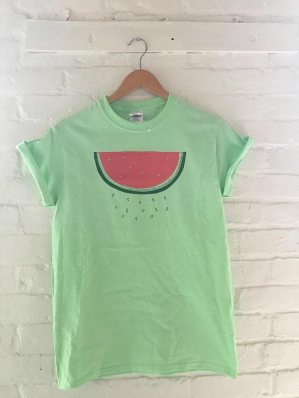 Watermelon Shirt, Food Shirt, Screen Print Shirt, Fruit Shirt - Etsy