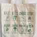 Garden Tote Bag, Market Tote, Kale Tote, Screen Printed Cotton Reusable ...