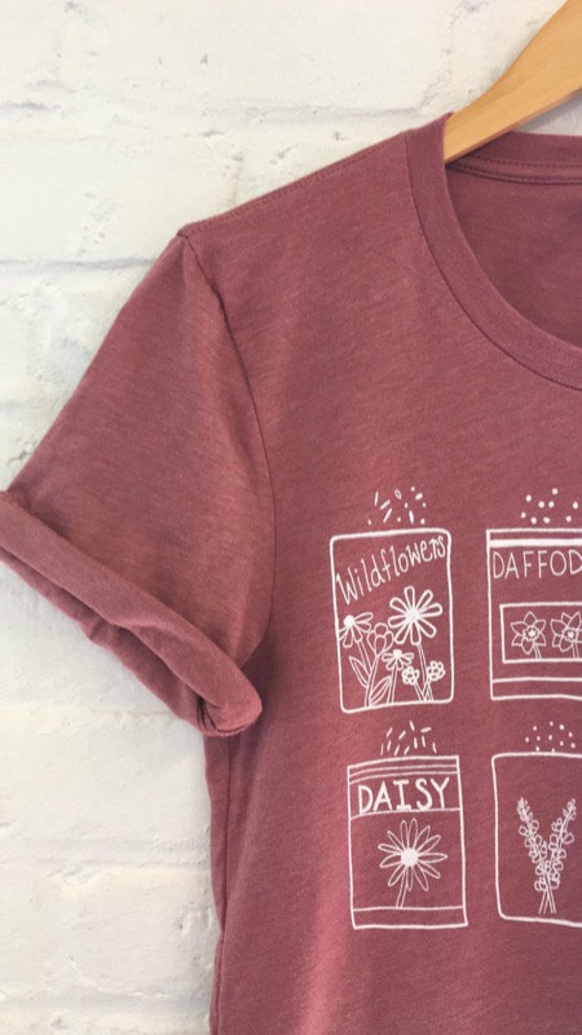 Flower Garden T-shirt, Screen Print Graphic T-shirt, Soft Style Tee - Etsy