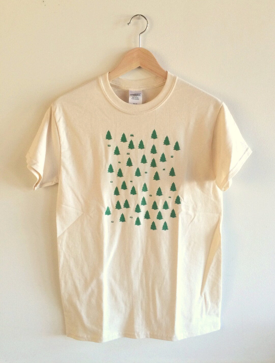 Forest T-shirt, Tree Shirt, Camping Shirt, Screen Printed T Shirt, Tree ...