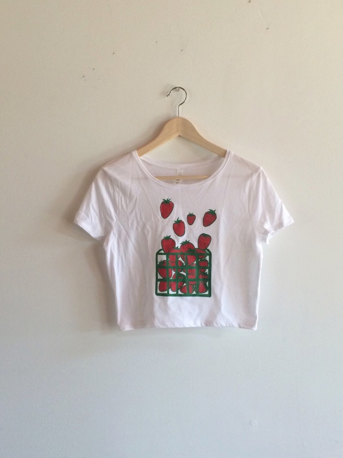 Strawberry Crop Top Strawberry Shirt Food Shirt Gardening - Etsy