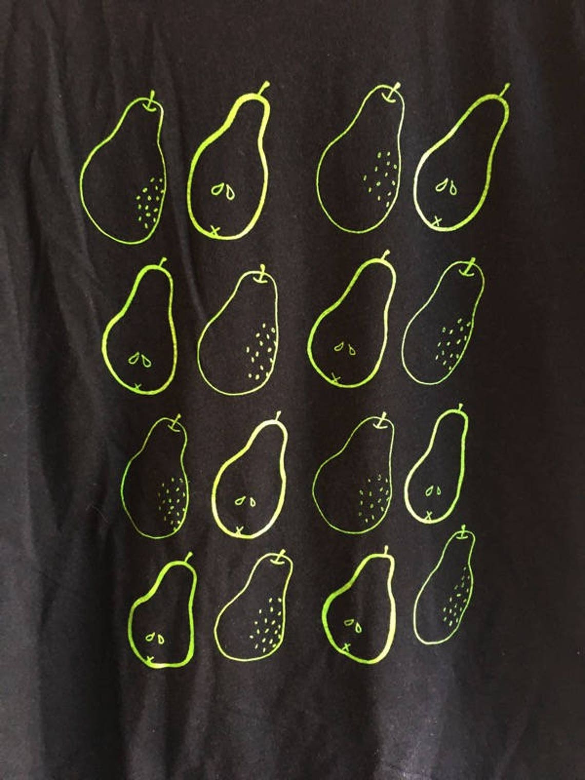 Pear T-shirt, Food Shirt, Screen Print Shirt, Soft Style Tee - Etsy