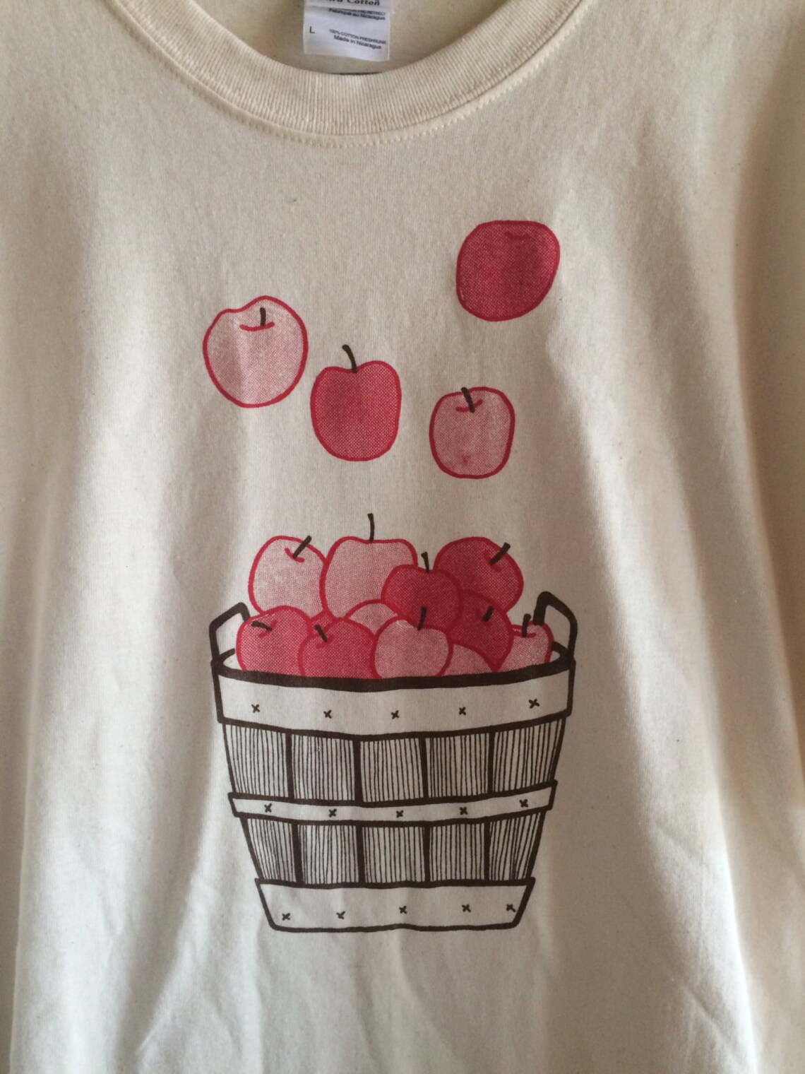 Apple Shirt Food Shirt Screen Printed T Shirt Foodie Gift - Etsy