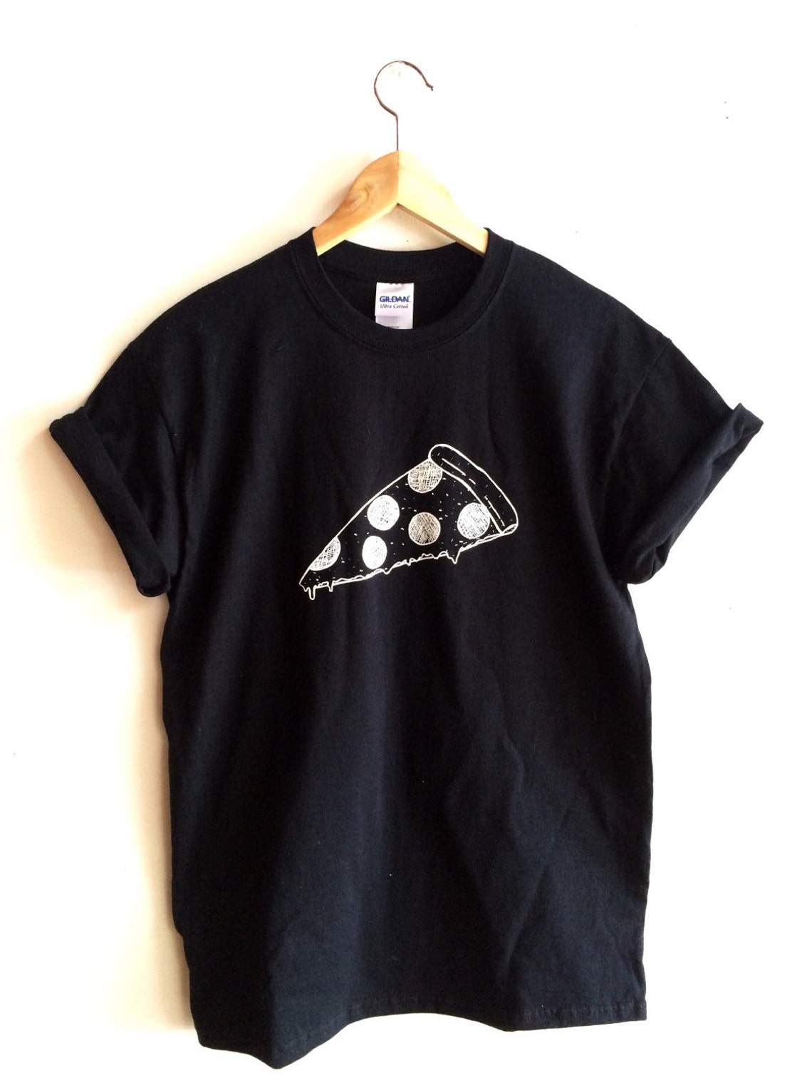 Pizza T Shirt, Food Shirt, Screen Printed Shirt, Foodie Gift, Clothing ...
