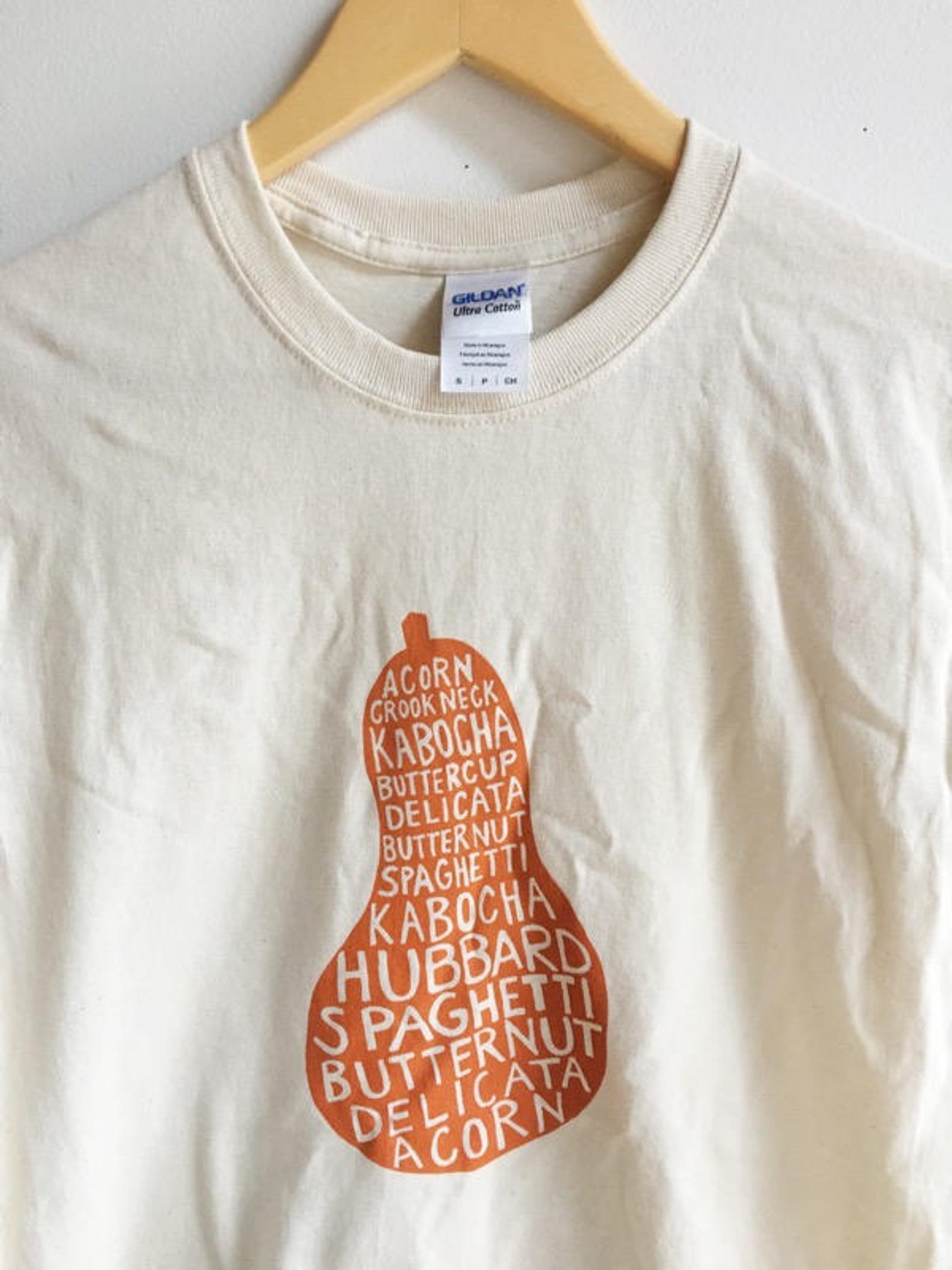 Squash T-shirt, Gardening Gift, Screen Print Shirt, Clothing Gift ...