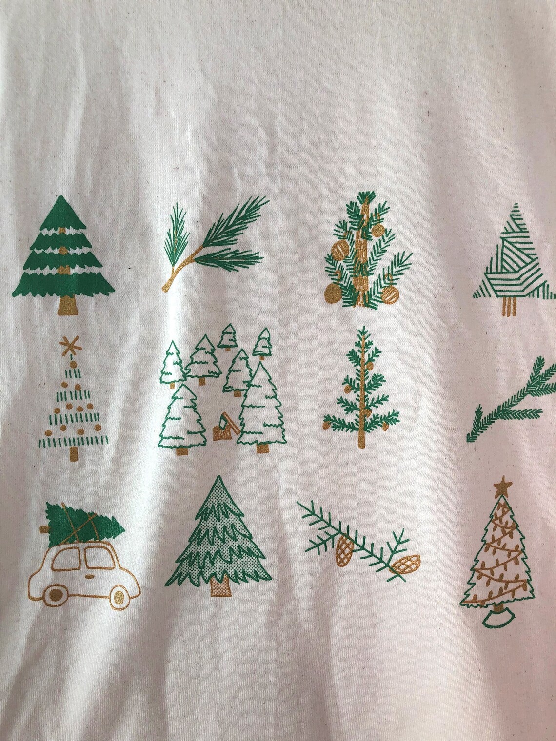 Christmas Holiday Screen Printed T-shirt - Etsy