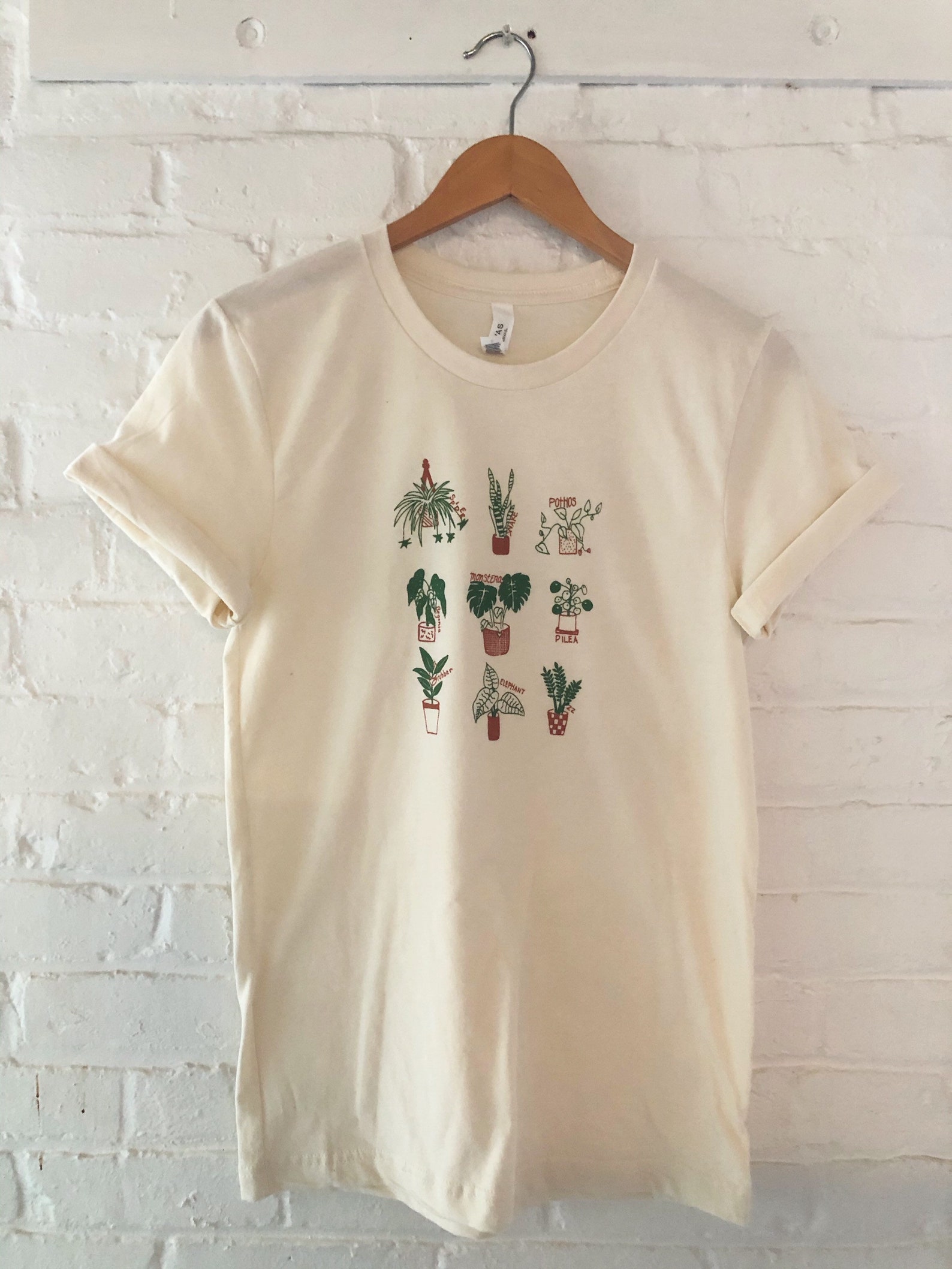 Plant T-shirt, Plant Lady Shirt, Plant Screen Printed T Shirt, Plant ...