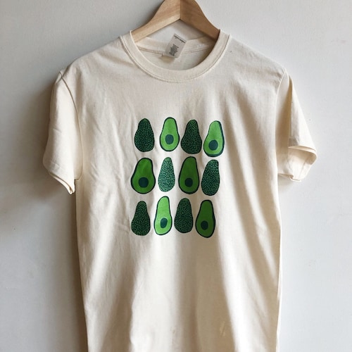 Avocado T-shirt Foodie Gift Screen Print Shirt Clothing - Etsy