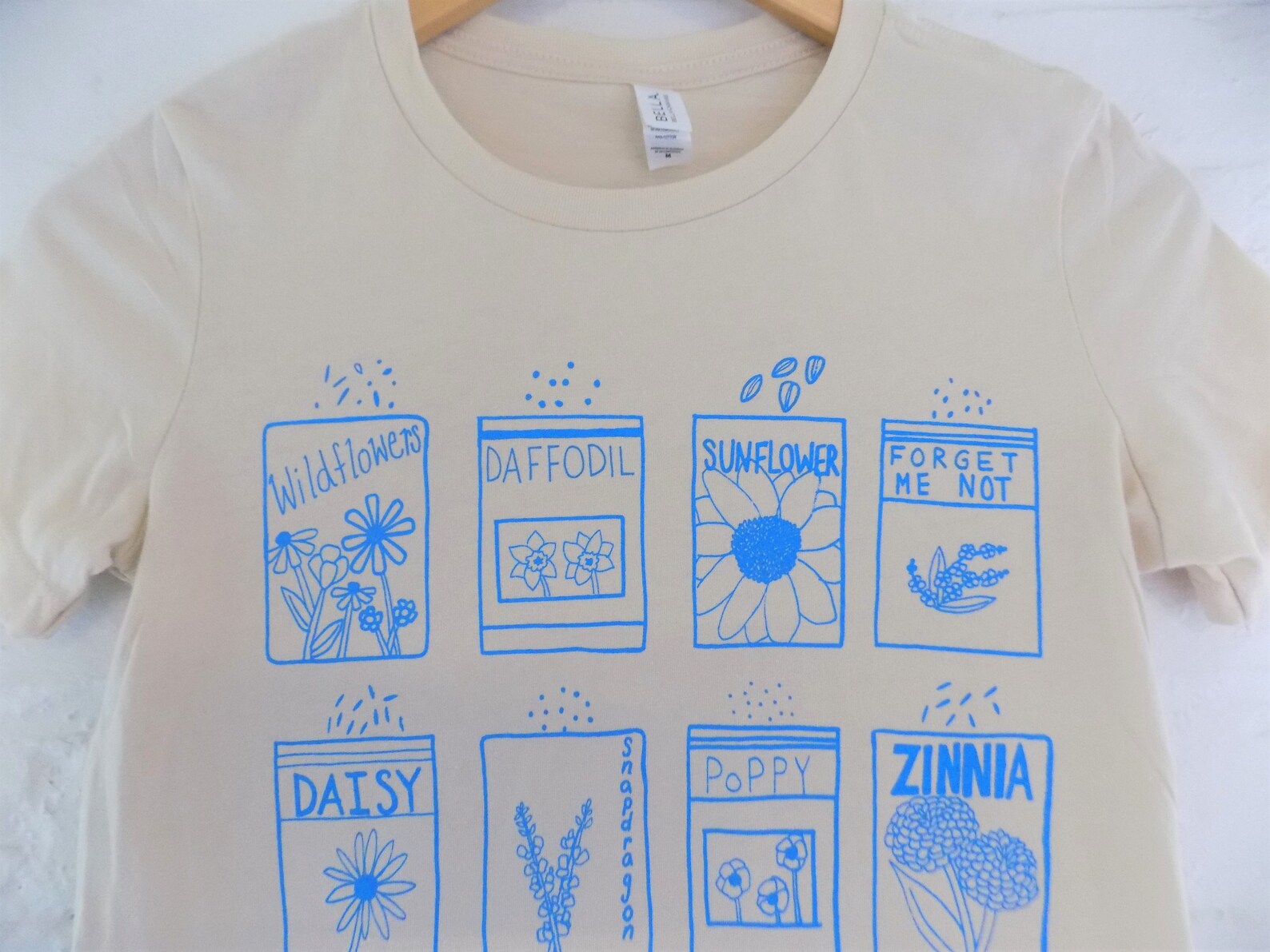 Flower T-shirt, Screen Printed T Shirt, Garden Shirt, Gardening Gift ...
