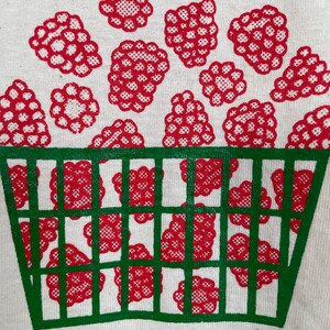 Raspberry Shirt, Screen Print T-shirt, Graphic Tee, Foodie Clothing ...