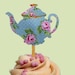 Tea Party Teapot Cupcake Toppers High Tea or Afternoon Tea - Etsy