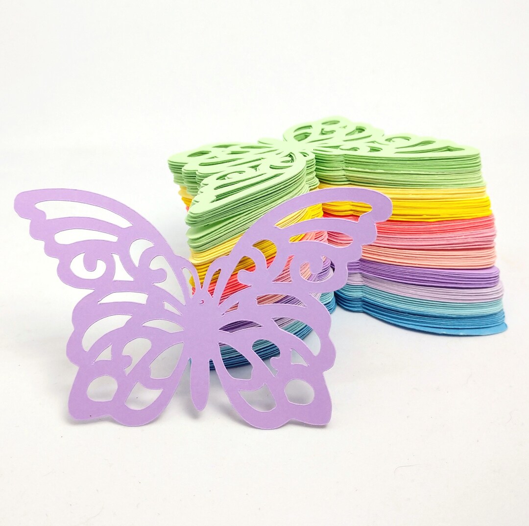 Die Cut Butterflies, DIY, Set of 24, Lace Butterflies - Etsy
