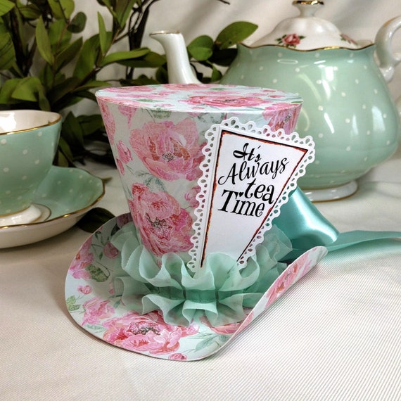 Tea Time Hat, Tea Party Gift, Ladies Tea Party Hat, Birthday, Bridal ...
