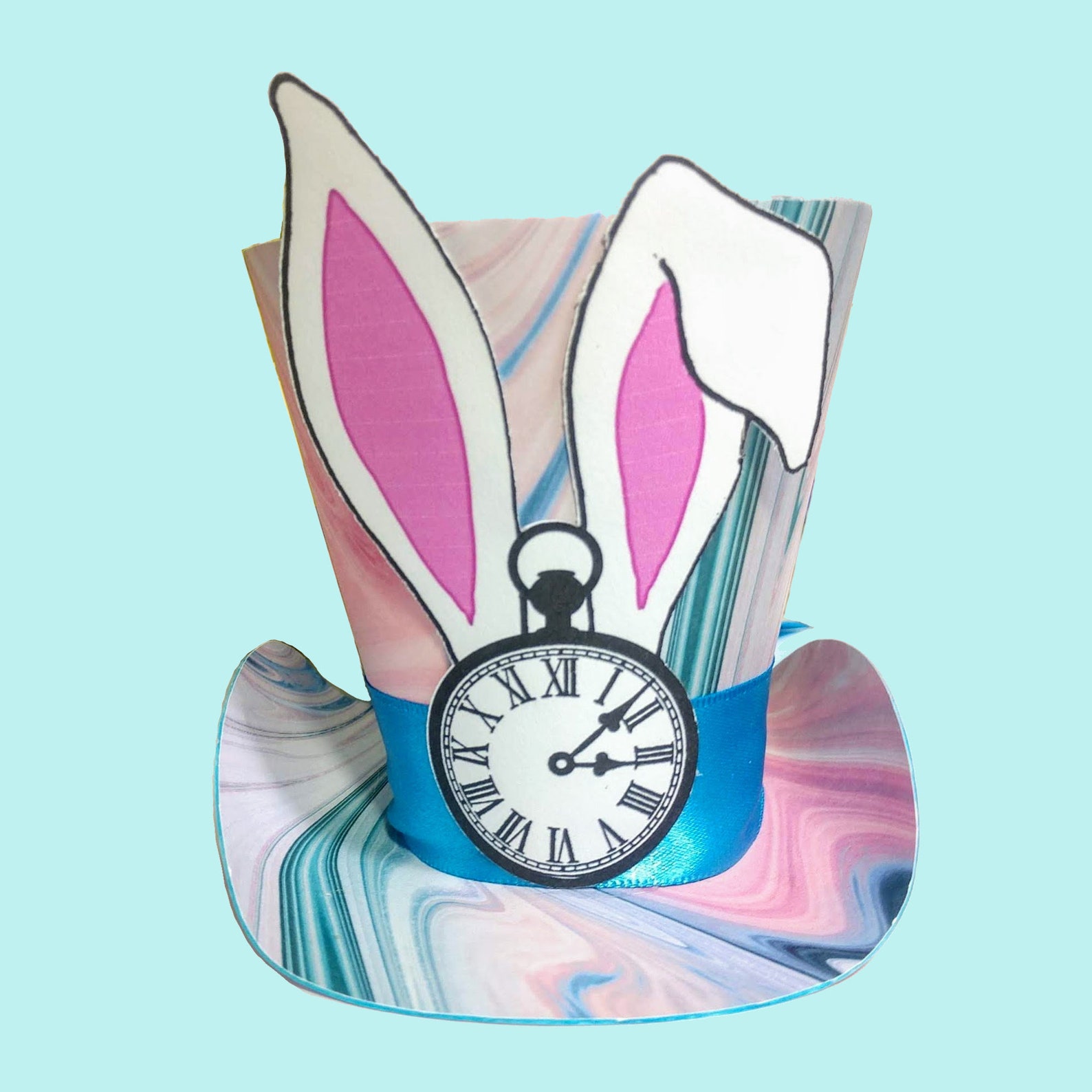 3 Alice in Wonderland White Rabbit Character Top Hat - Etsy