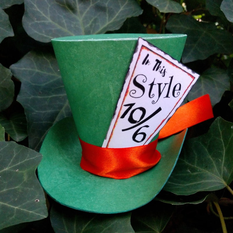 Mad Hatter Top Hat - Etsy