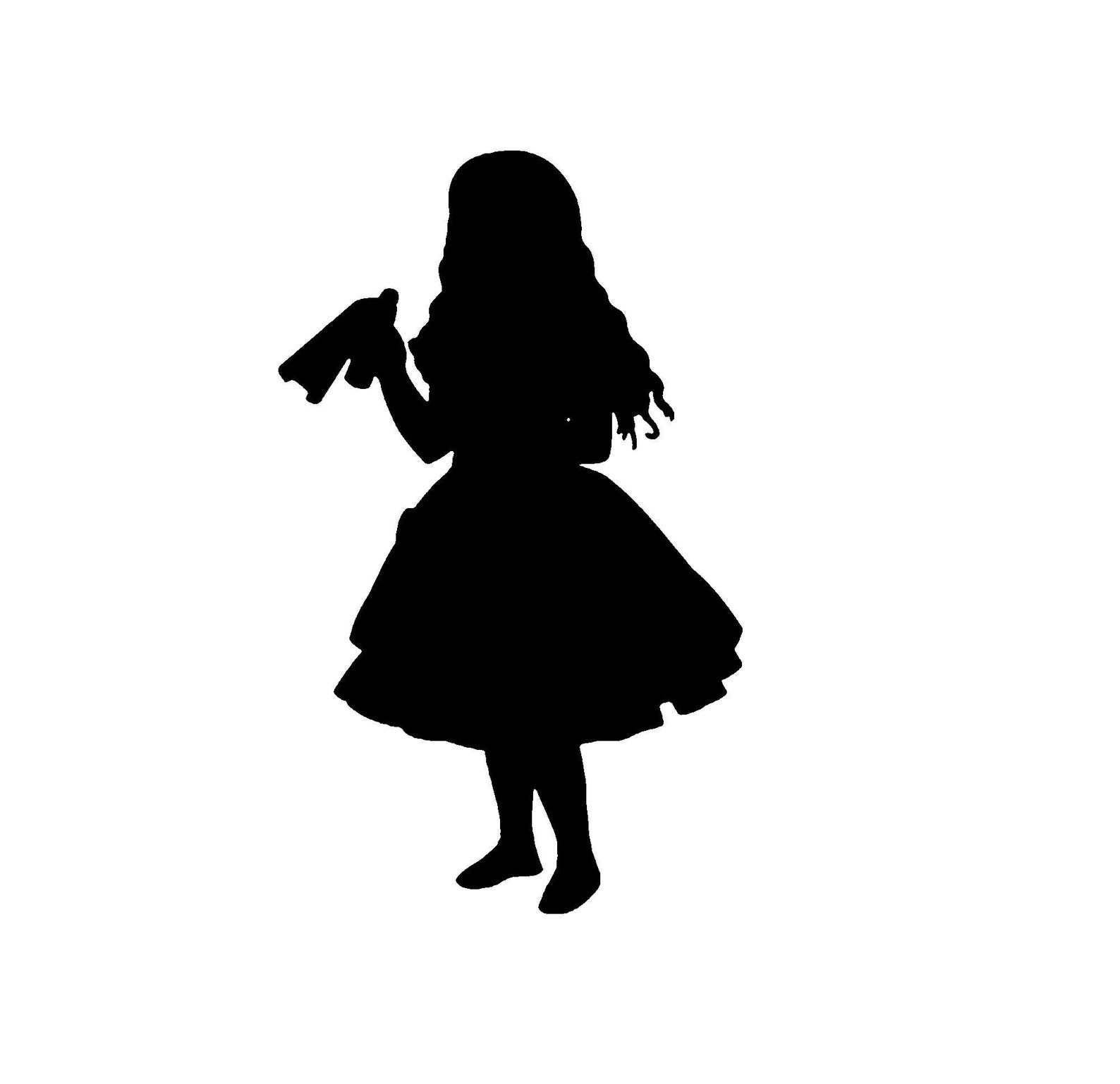 Large Alice Decal-alice in Wonderland Sticker - Etsy